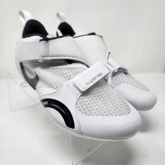 Nike | Shoes | Nike Cycling Shoes Mens 7 White Black Superrep Cycle ...